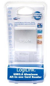 Card-Reader Logilink USB 2.0 silber CR0018 - Lauscha Wiegand
